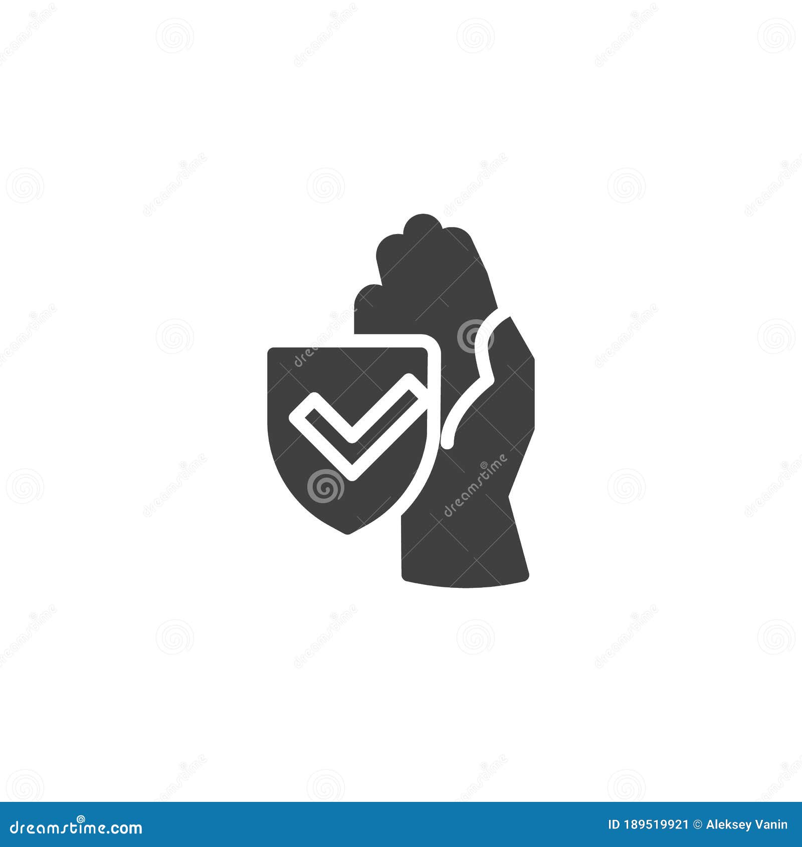 Clean Hand Protection Vector Icon Stock Vector - Illustration of icon ...