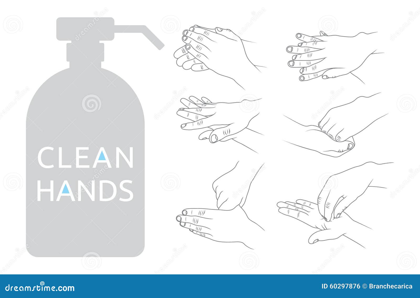 Clean hands illustration stock illustration. Illustration of mandatory ...