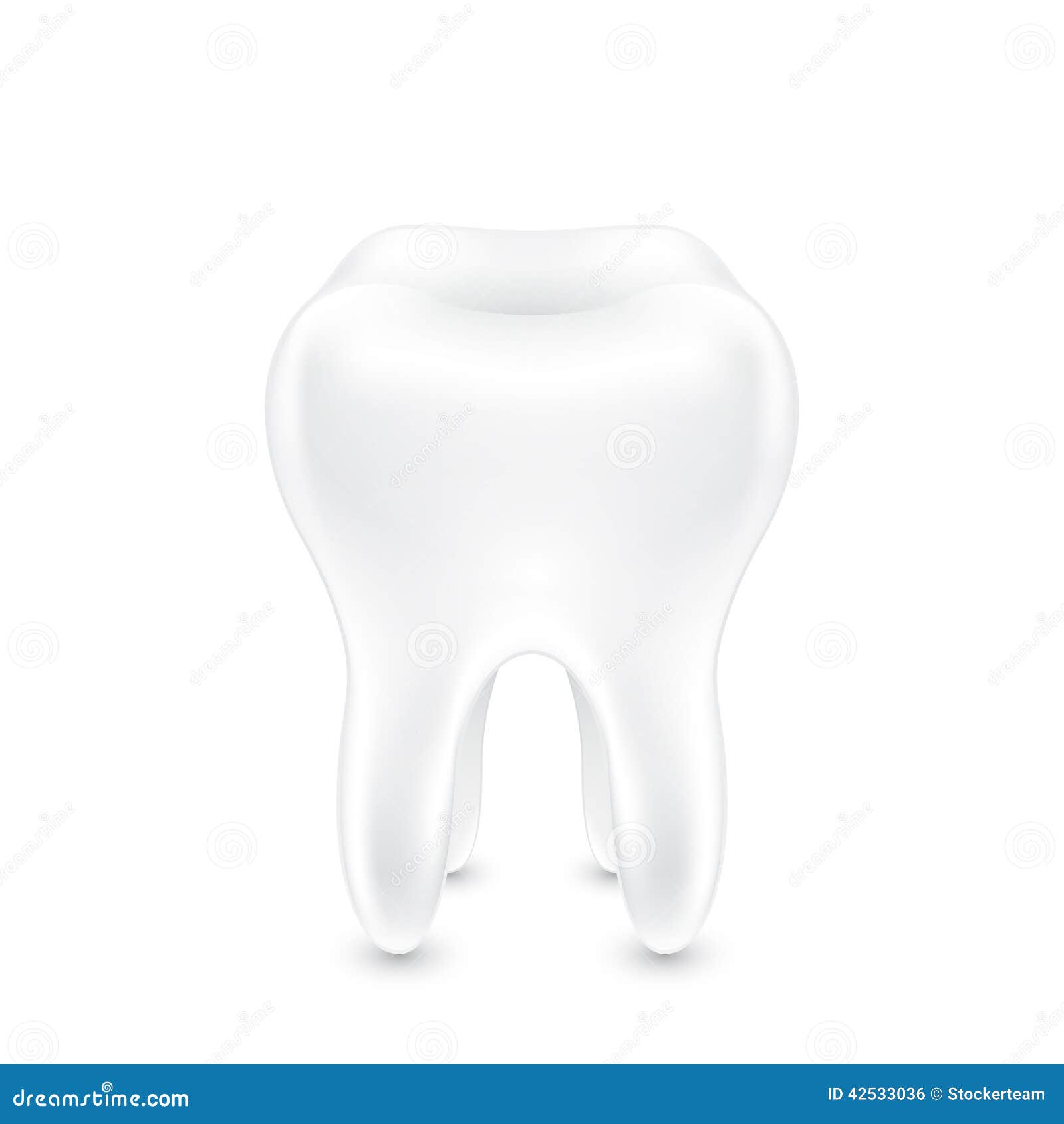 Clean healthy tooth stock illustration. Illustration of design - 42533036