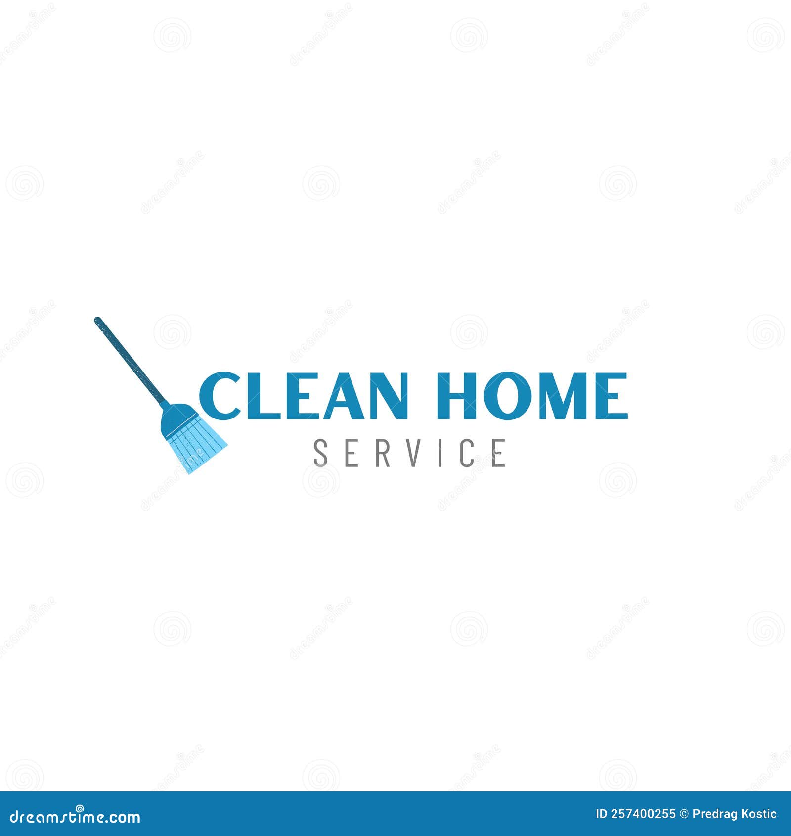 Clean home service logo stock image. Image of design - 257400255