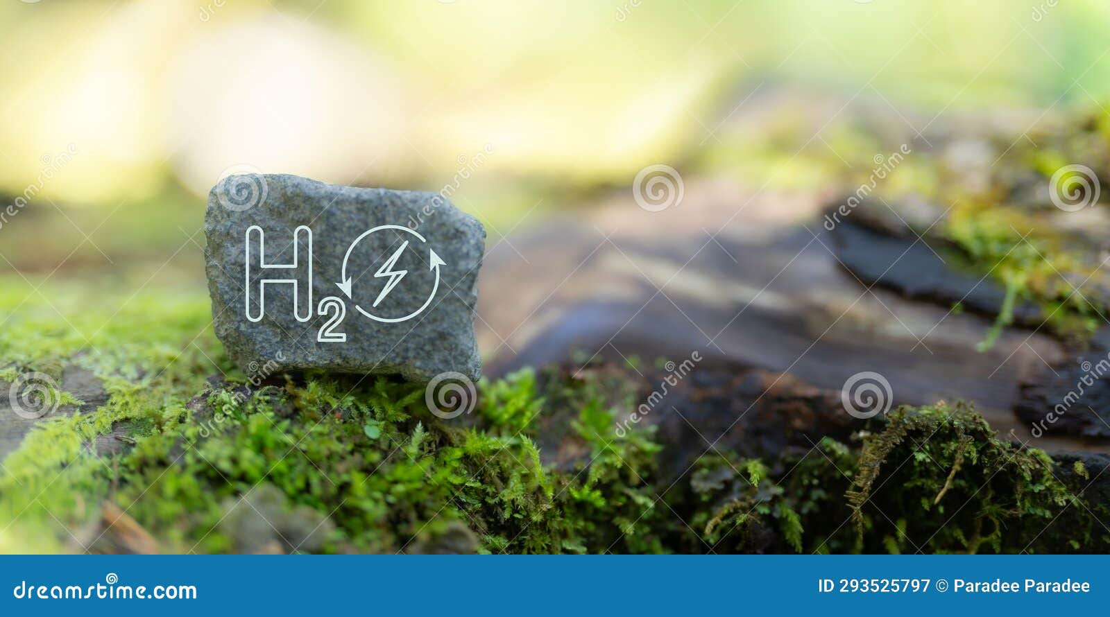 Clean Hydrogen Energy, H2 Concept. Environment, Eco Friendly Industry ...