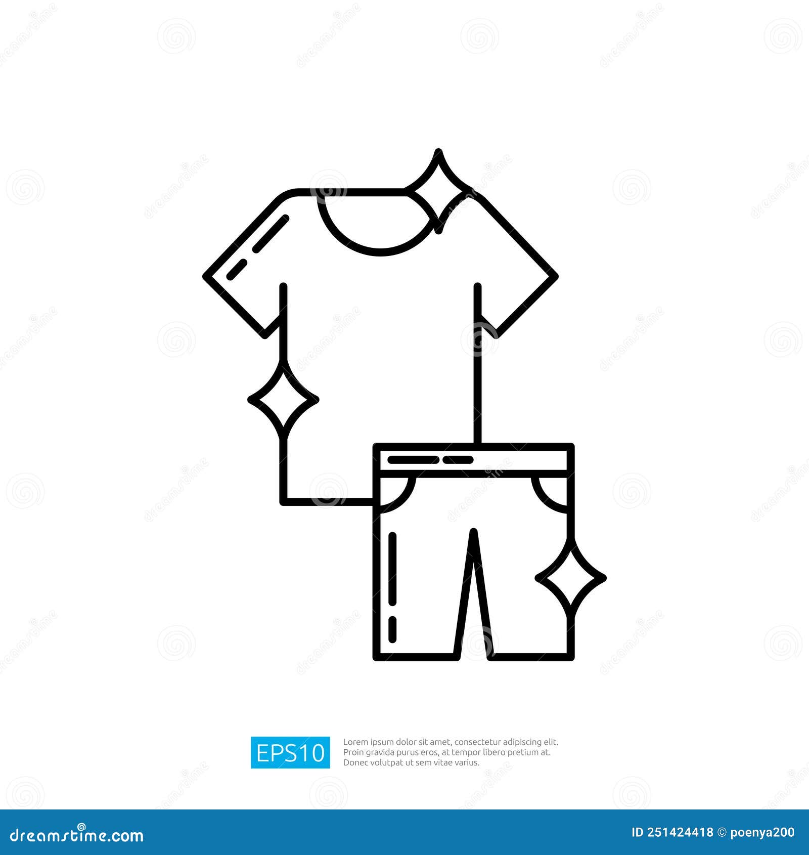 Clean and Hygiene Clothing Icon Stock Vector - Illustration of laundry ...