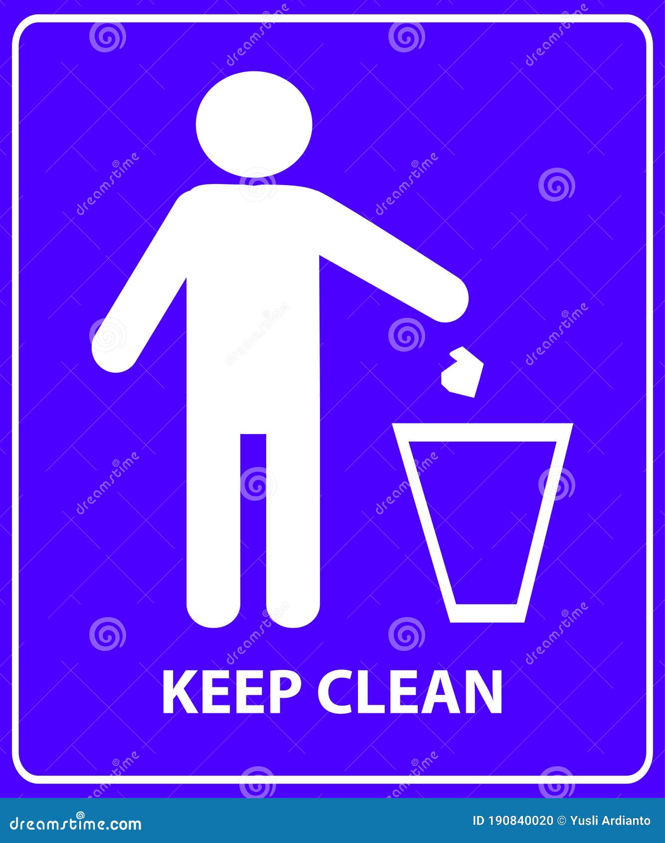 Clean Icon Logo Sticker Sign,keep Clean,symbol Vector Illustration ...