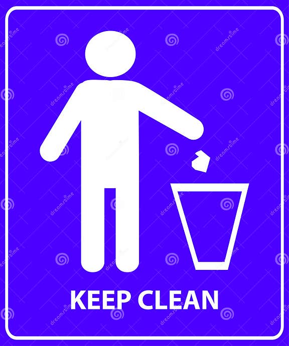 Clean Icon Logo Sticker Sign,keep Clean,symbol Stock Vector ...