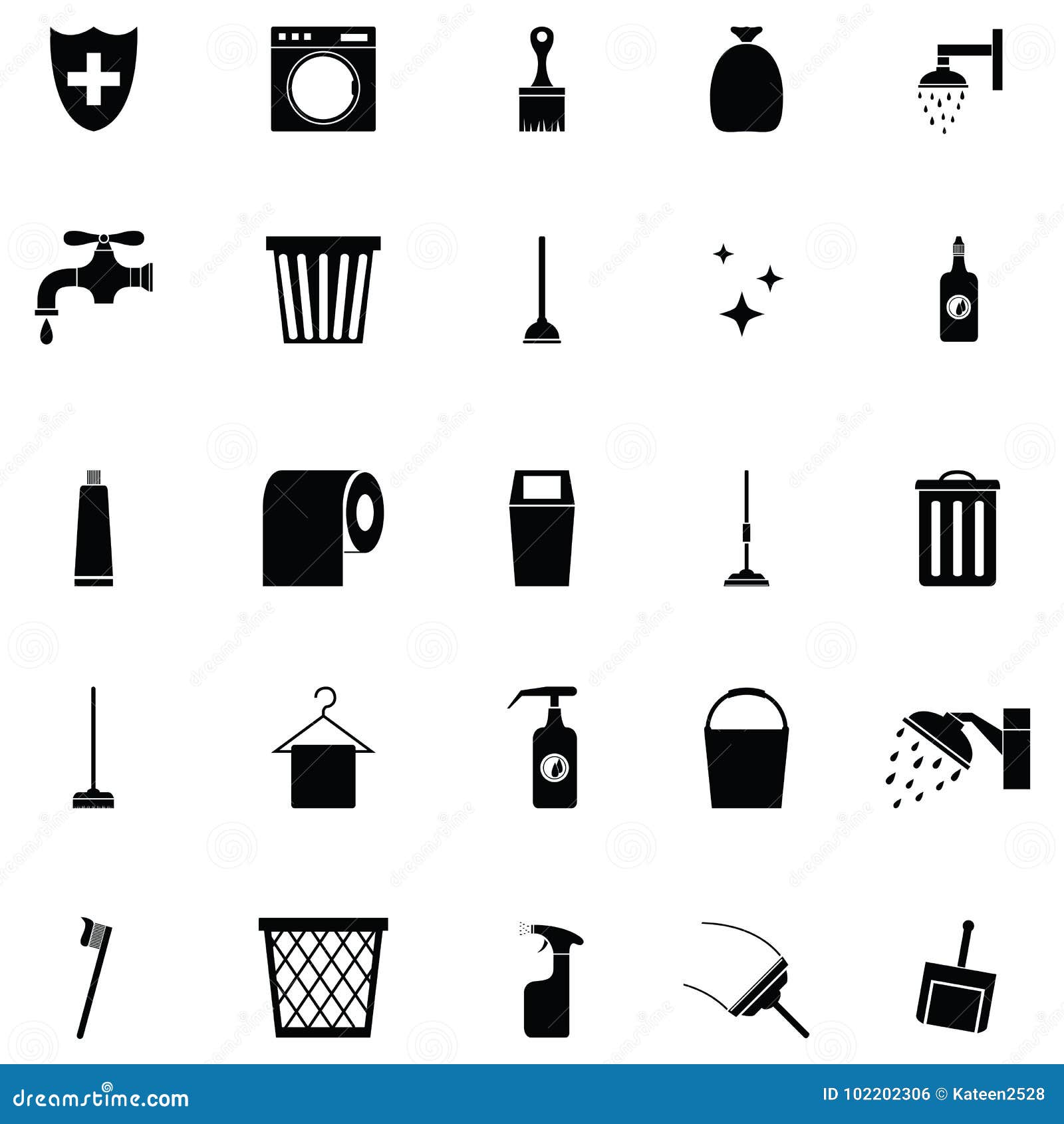 The clean icon stock vector. Illustration of symbol - 102202306