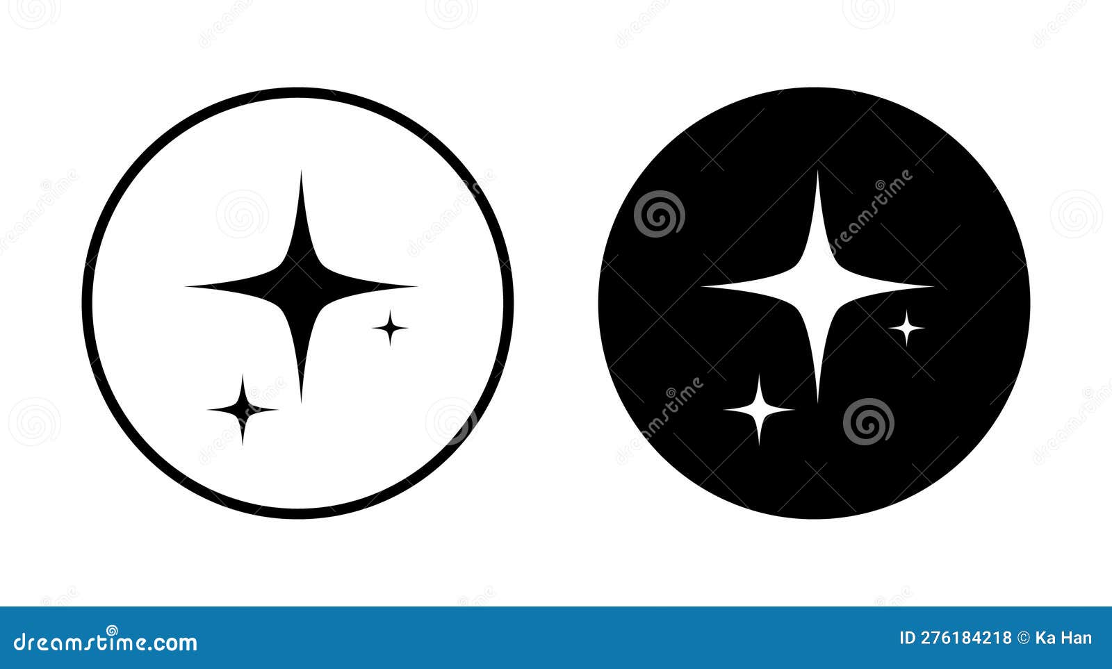Clean Icon Vector. Star Sparkles Concept Stock Vector - Illustration of ...