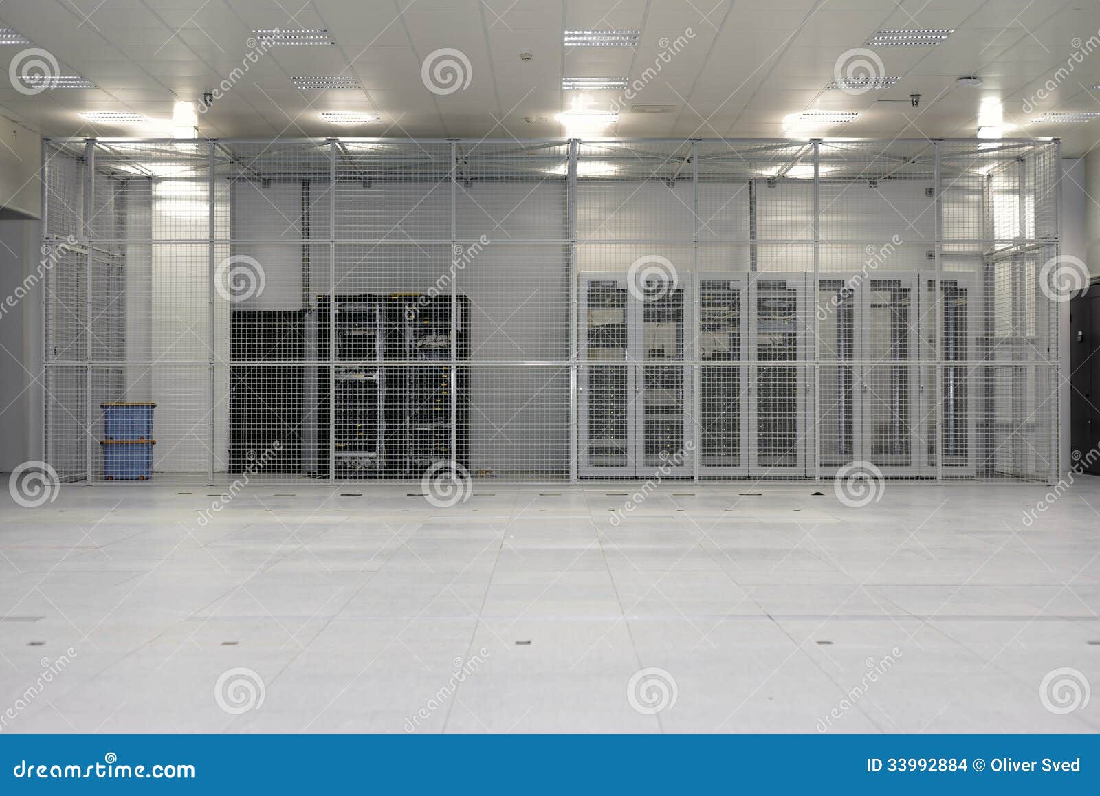 Clean Industrial Interior of a Server Room Stock Photo - Image of ...
