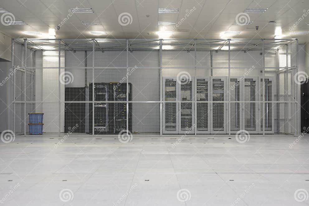Clean Industrial Interior of a Server Room Stock Photo - Image of ...
