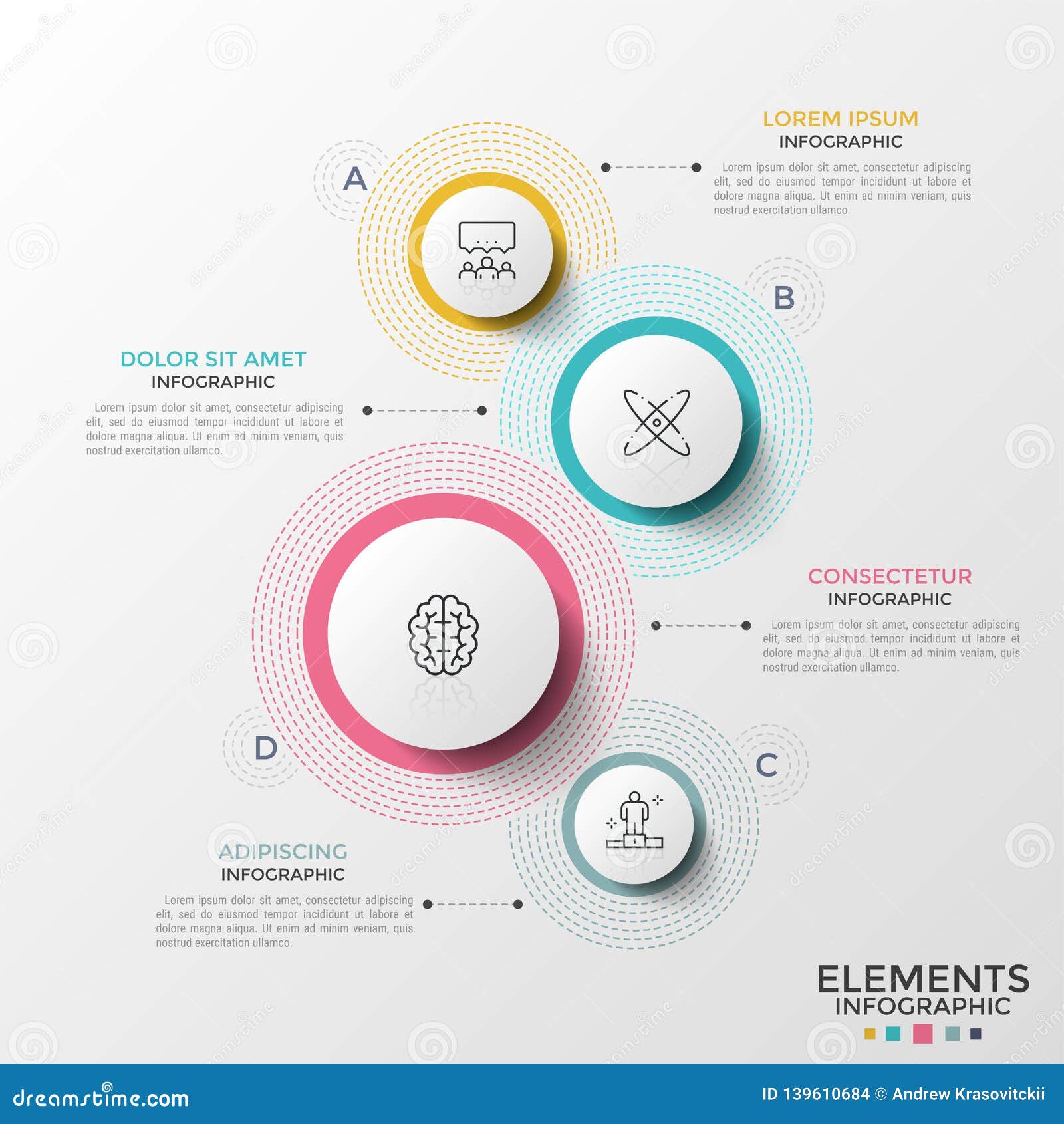Clean Infographic Design Template Stock Vector - Illustration of ... Clean Infographic Design Template Stock Vector - Illustration of ...
