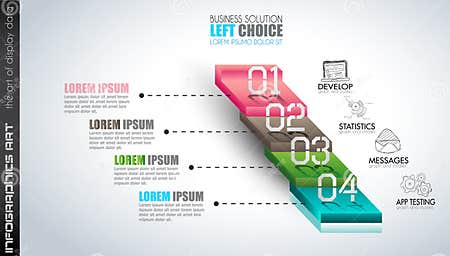 Clean Infographic Layout Template for Data and Information Analysis ...