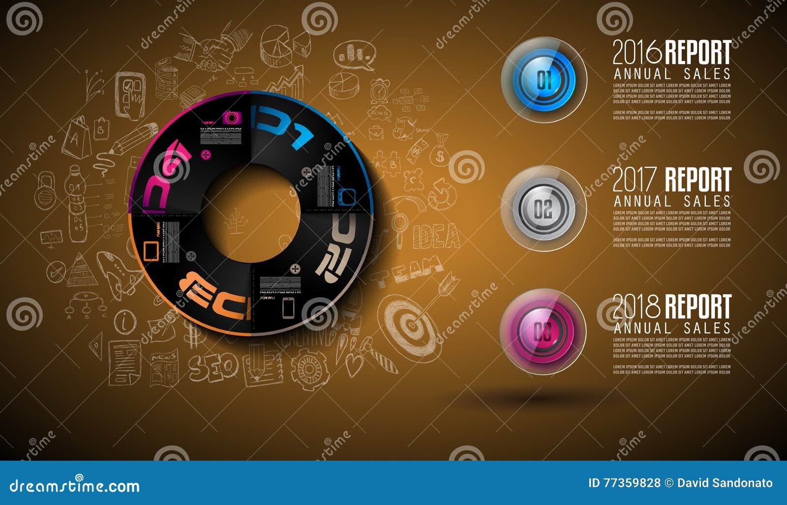 Clean Infographic Layout Template for Data and Information Analysis ...