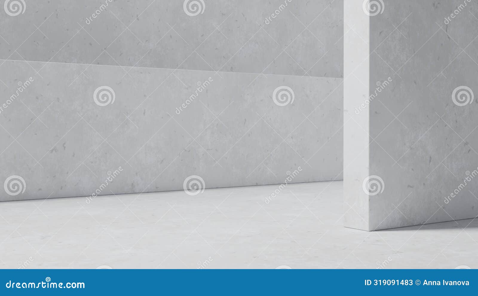 Clean Lines and Angles of Concrete Walls Forming an Architecturally ...