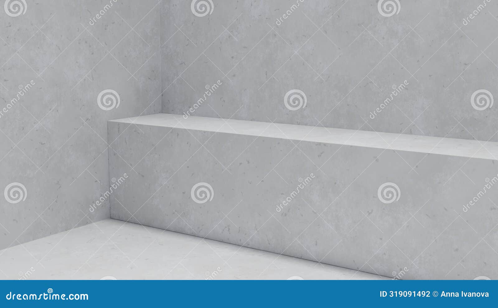 Clean Lines and Angles of Concrete Walls Forming an Architecturally ...