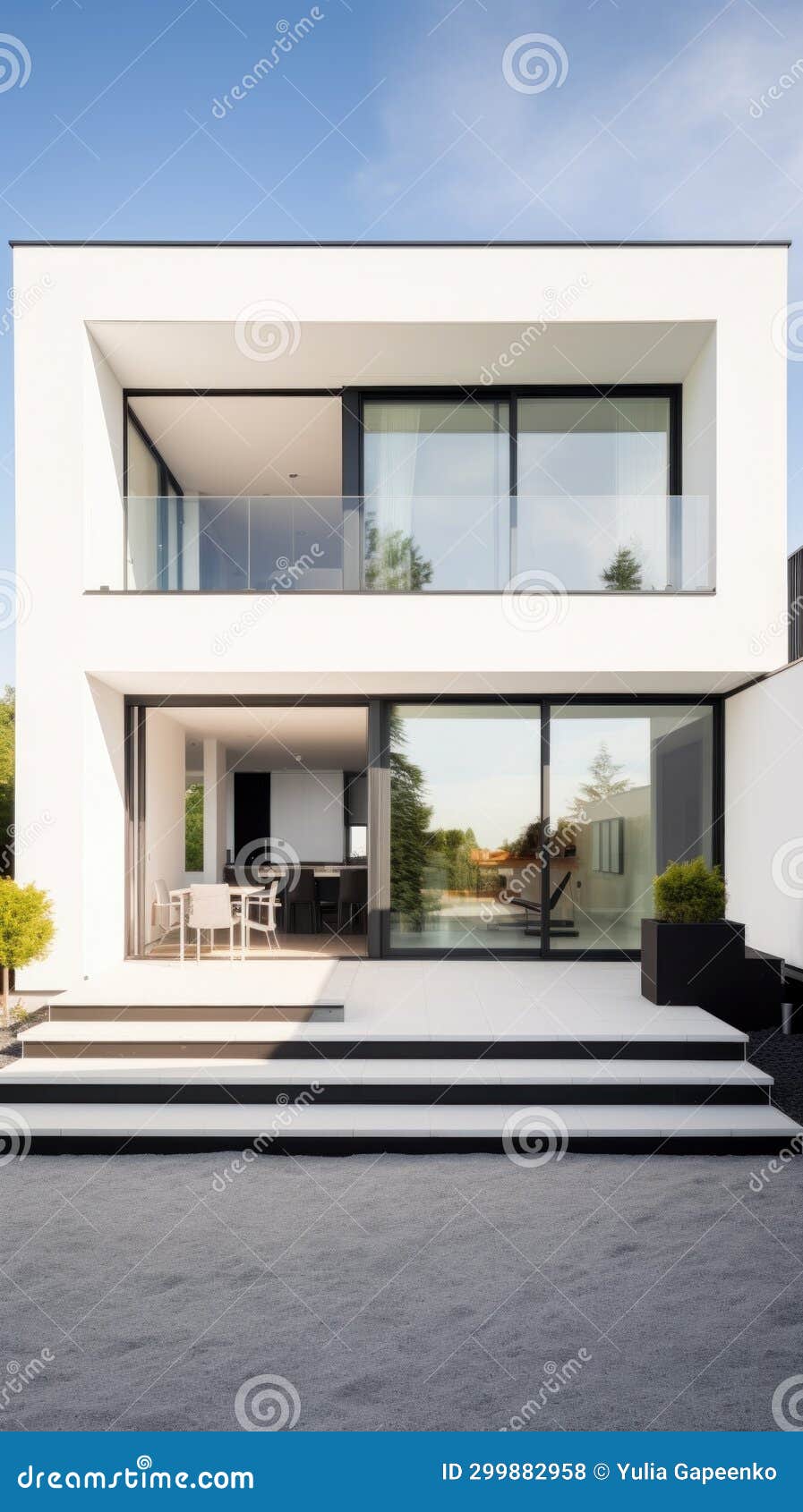 The Clean Lines and Minimalist Aesthetic of a Modern Home are on Full ...