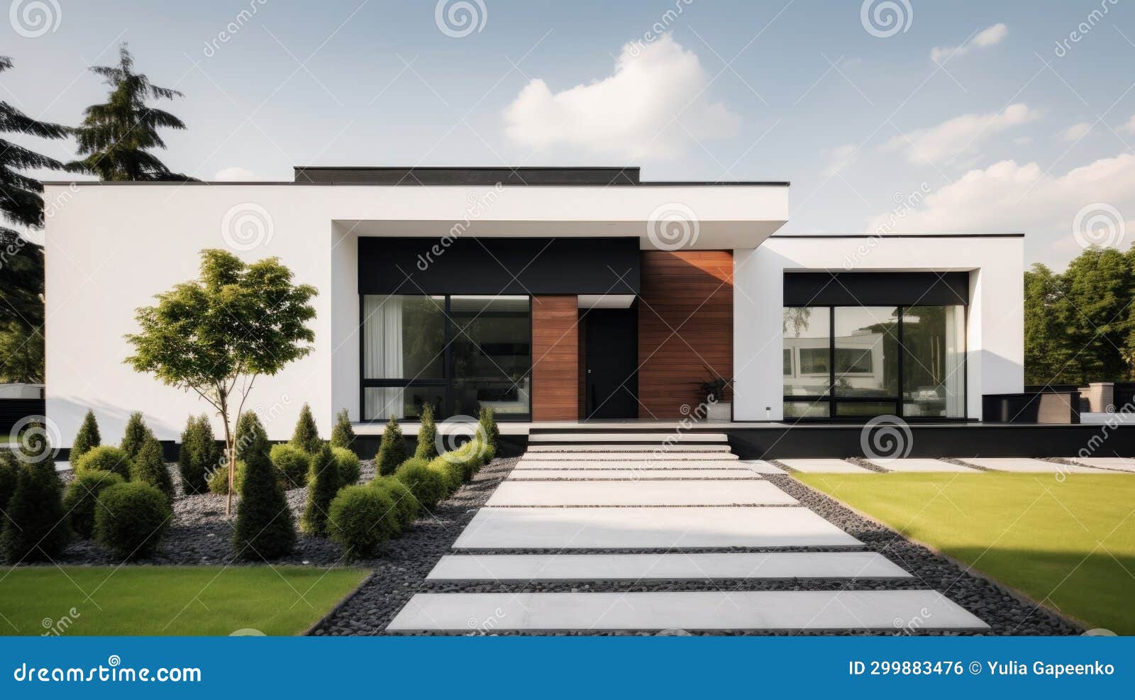 The Clean Lines and Minimalist Aesthetic of a Modern Home are on Full ...