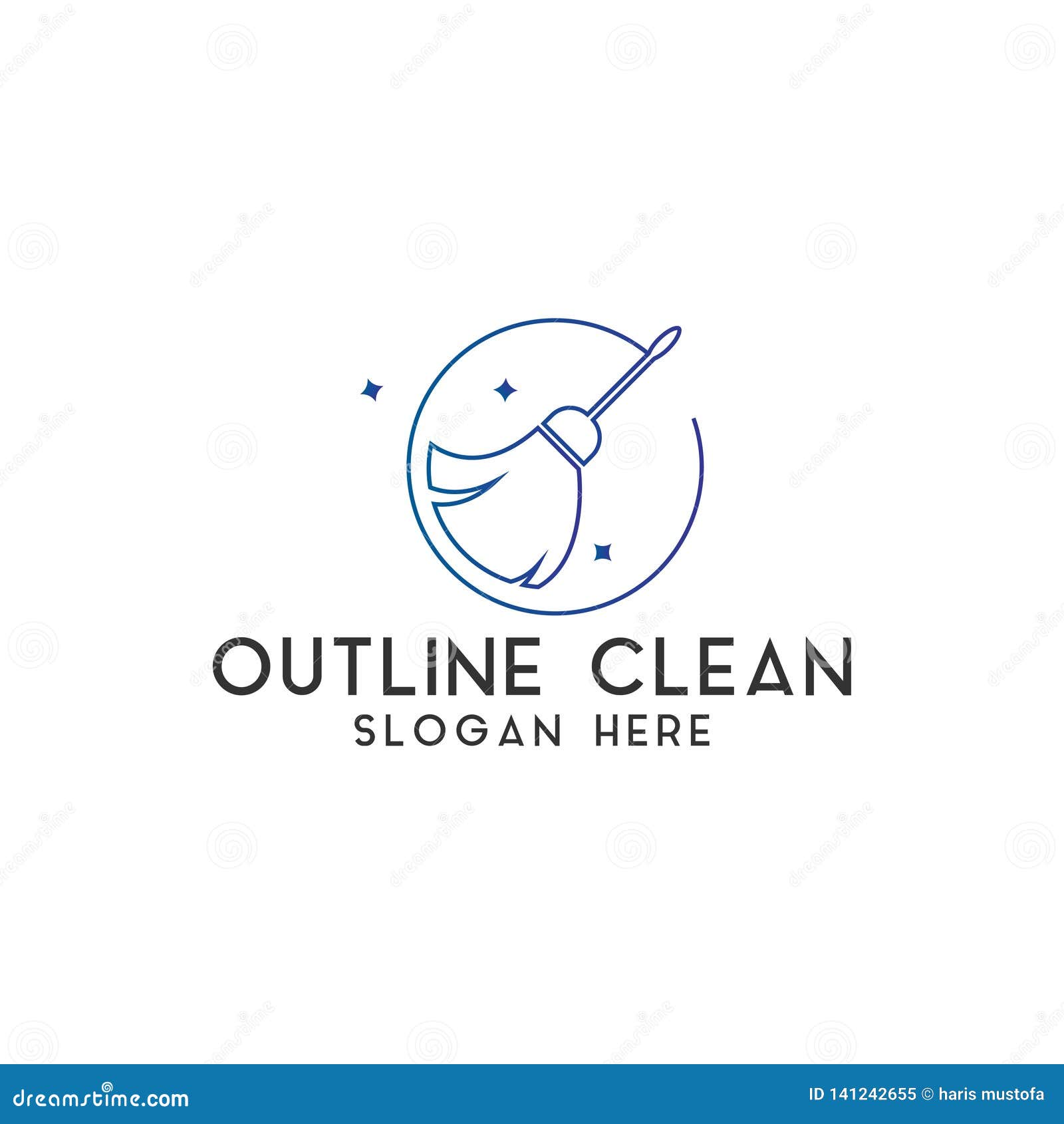 Clean Logo Design Template Vector Isolated Stock Image - Image of icon ...