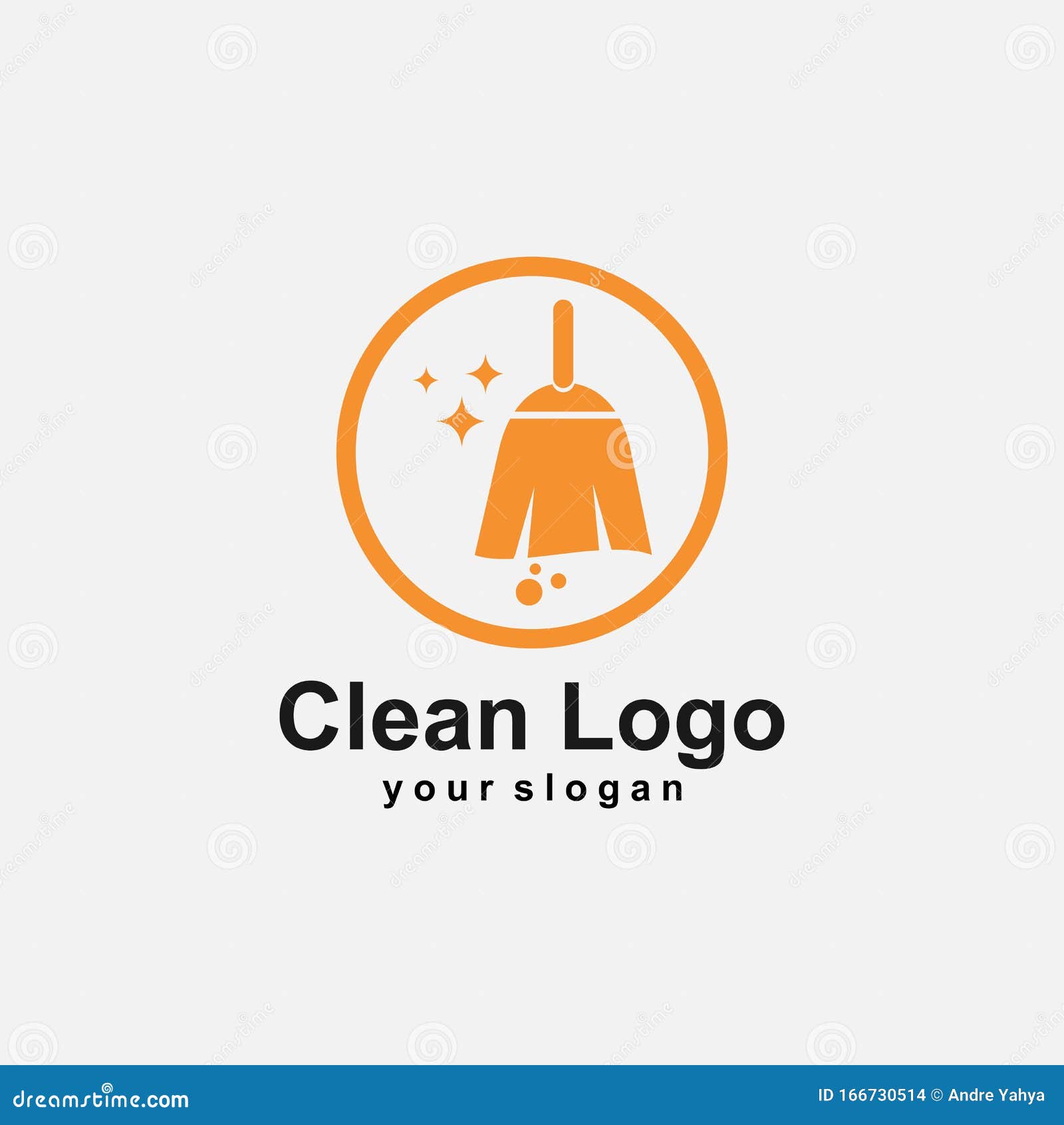 Clean Logo Template stock illustration. Illustration of floor - 166730514