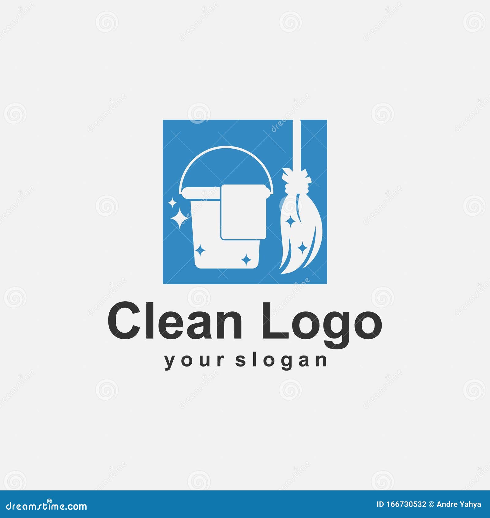 Clean Logo Template stock illustration. Illustration of neat - 166730532