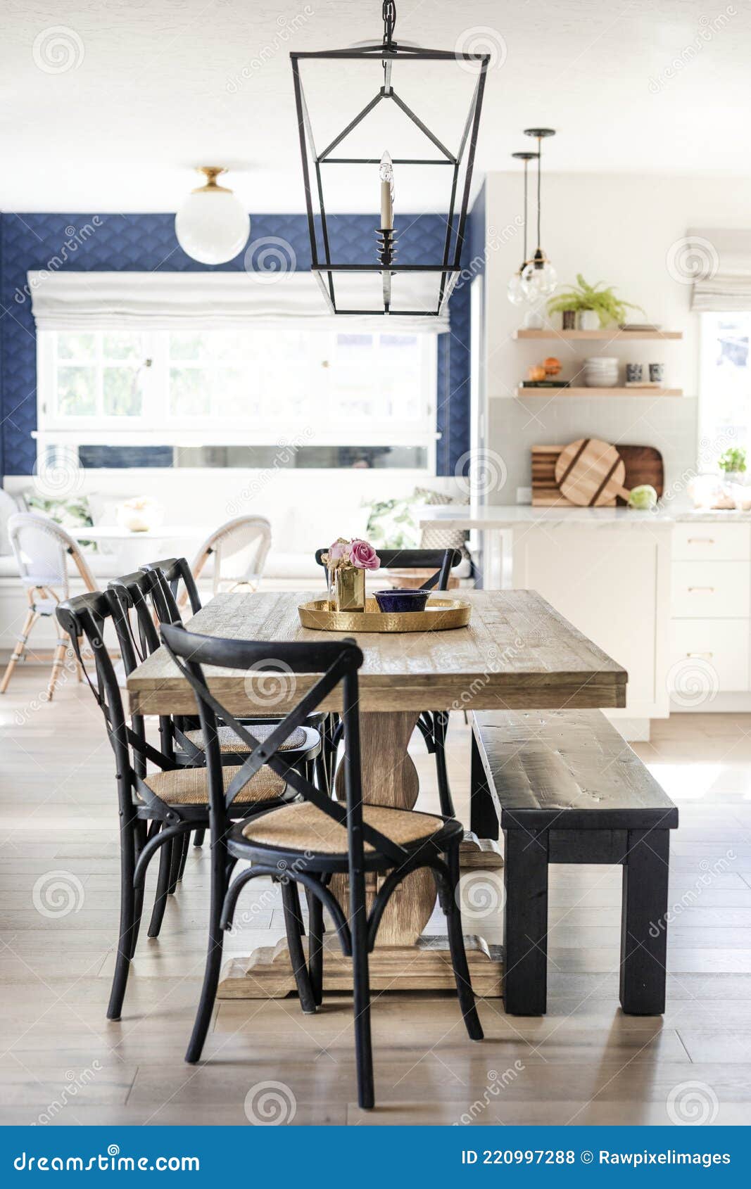 Clean Minimal Home Interior Design Stock Photo - Image of house, modern ...