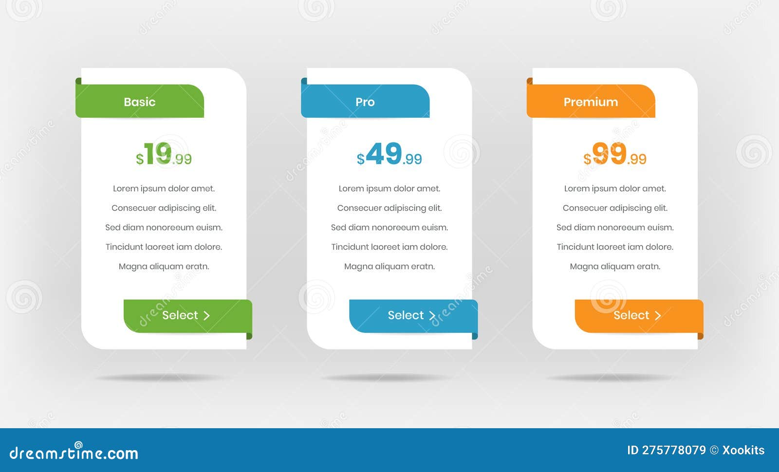Minimal Pricing Comparison Chart Web Ui Template Design Cartoon Vector ... Minimal Pricing Comparison Chart Web Ui Template Design Cartoon Vector ...