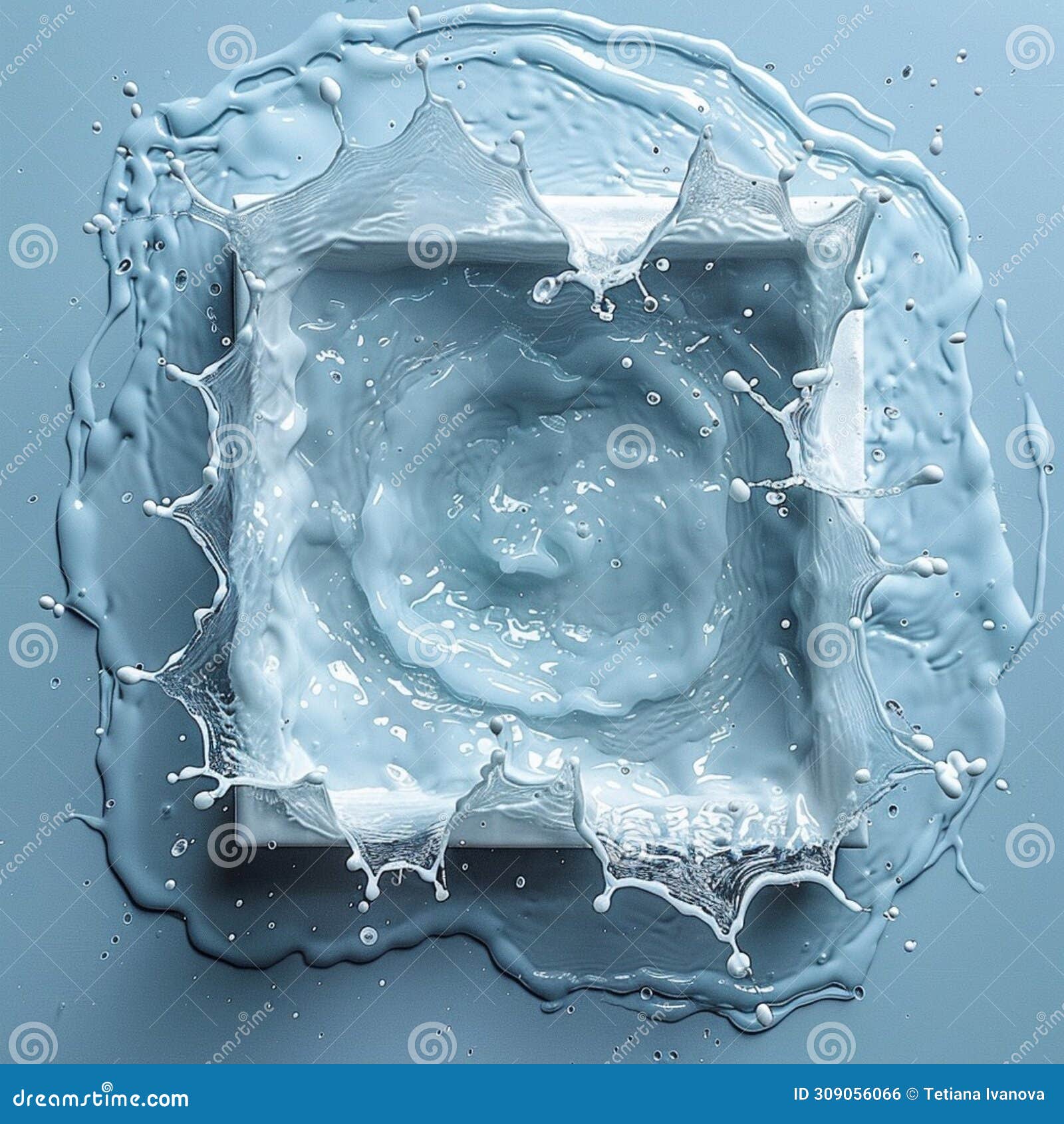 Cream-colored Splashes on Neutral Background Stock Illustration ...