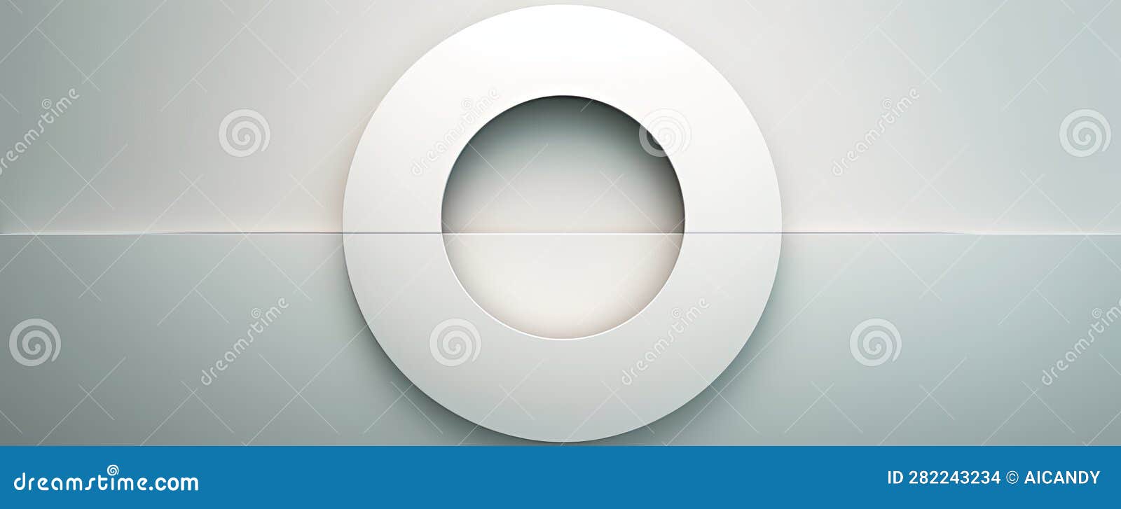 Clean and Minimalistic Background with a Centered Circle, Representing ...