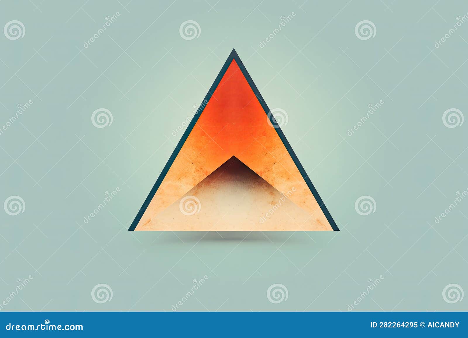 Clean and Minimalistic Background with a Centered Triangle ...