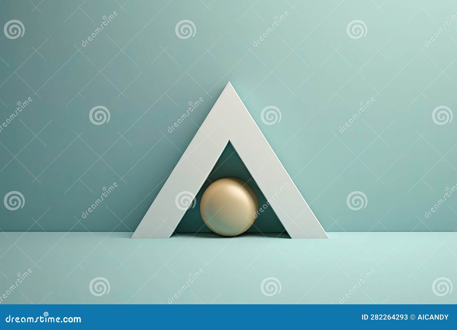 Clean and Minimalistic Background with a Centered Triangle ...
