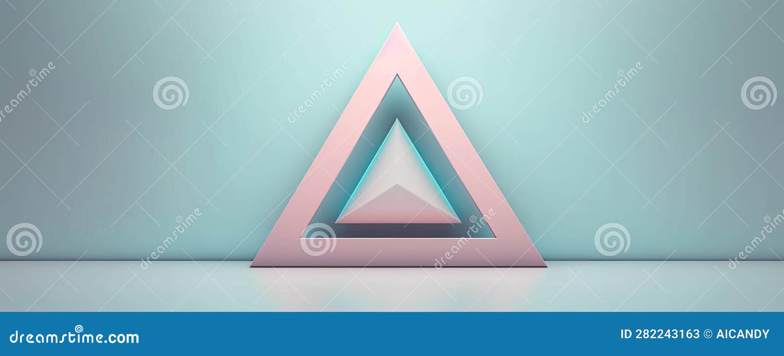 Clean and Minimalistic Background with a Centered Triangle ...