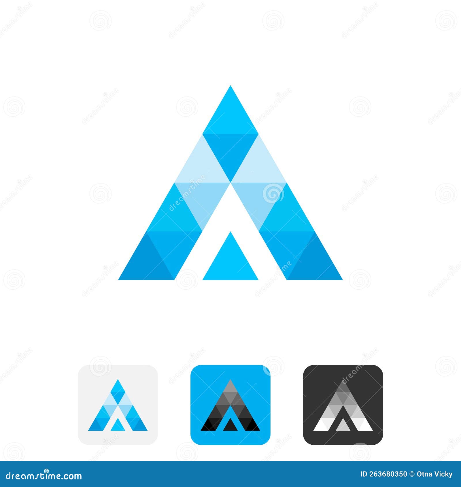 Clean and Modern Abstract Logo Template Stock Illustration ...
