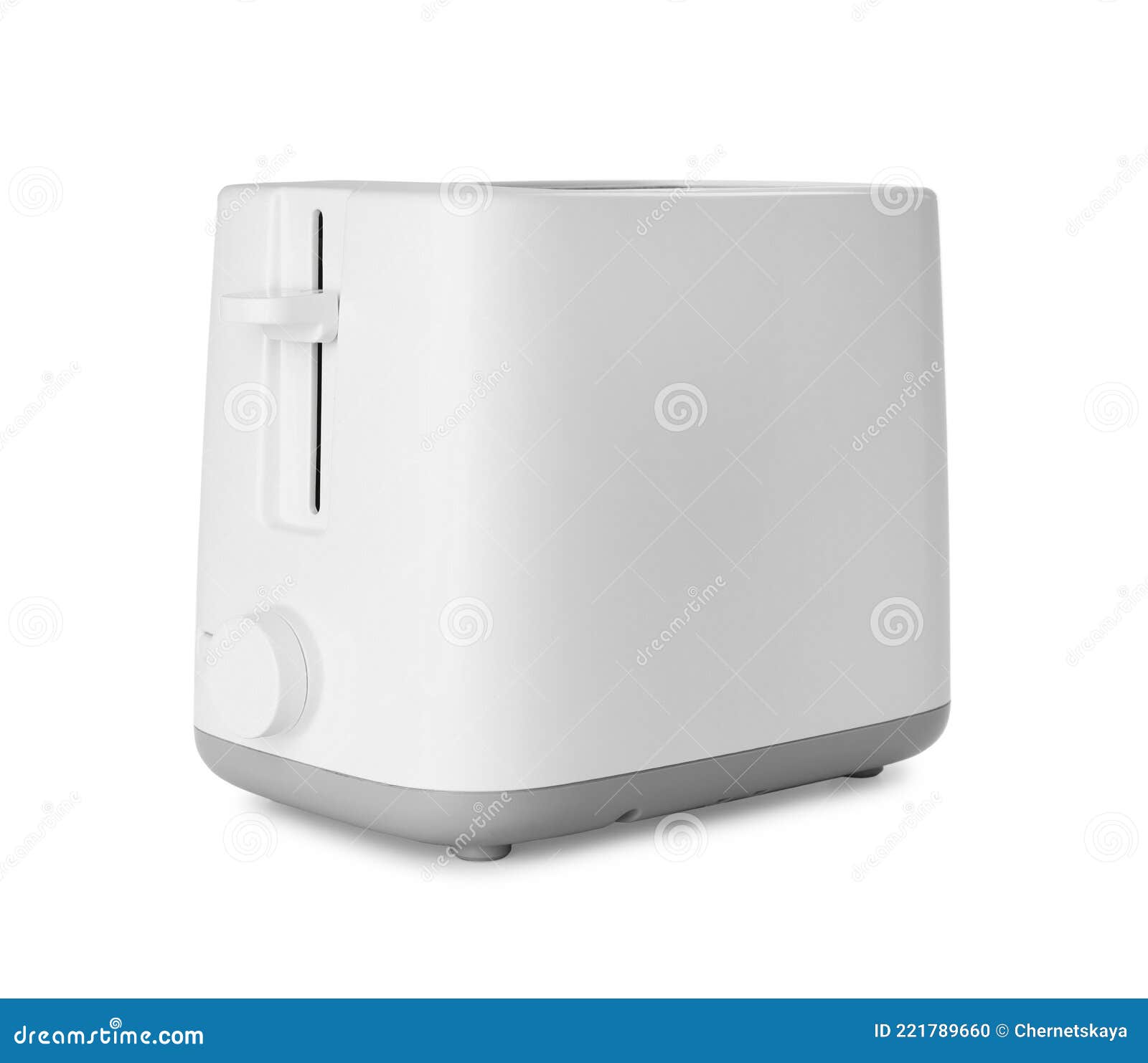 Clean Modern Electric Toaster Isolated on White Stock Photo - Image of ...