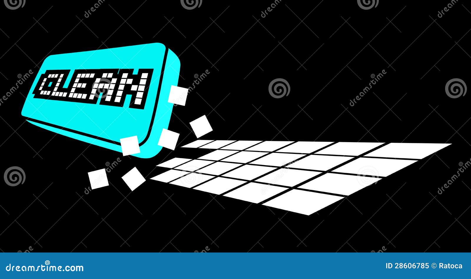 Clean modern figure stock vector. Illustration of blend - 28606785