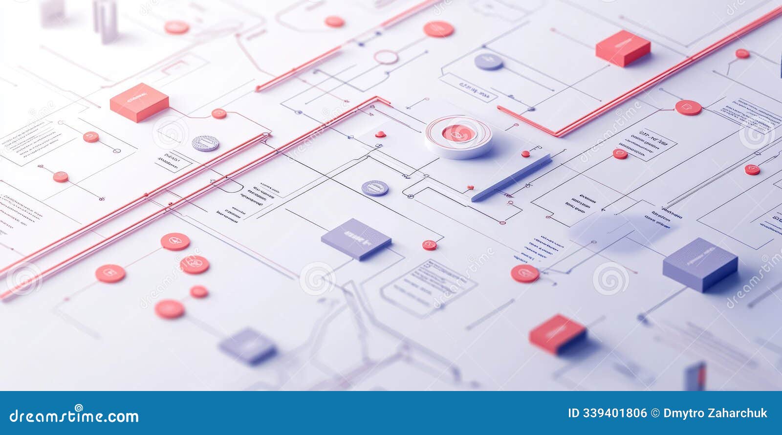 A Clean And Modern Graphic Flowchart Showing Steps Of The ISO Quality ...