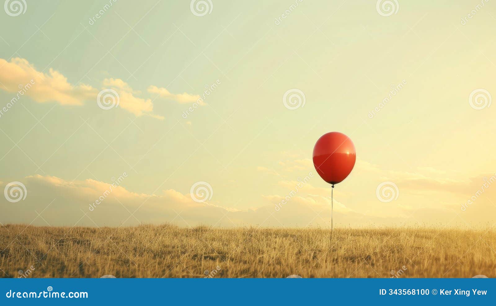 Clean and Modern Image Featuring a Single Balloon As the Focal Point ...