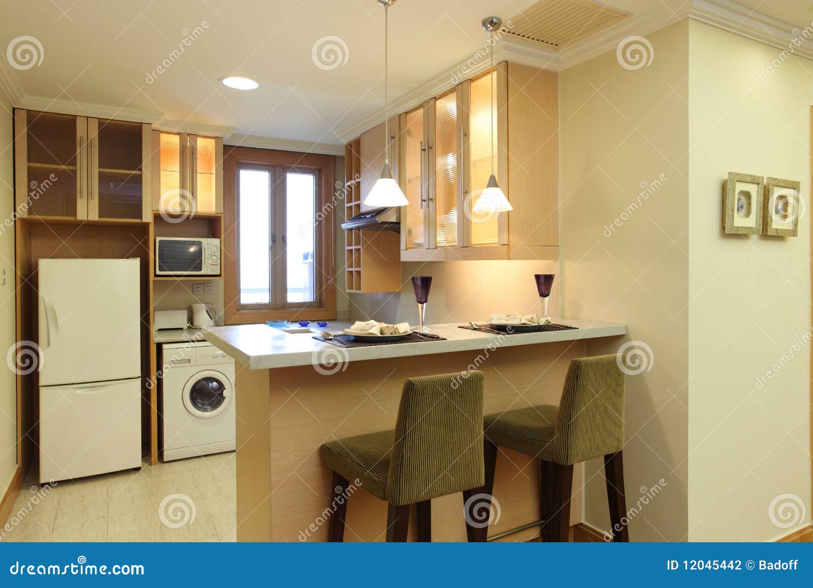 Clean Modern Kitchen stock photo. Image of detailed, design - 12045442