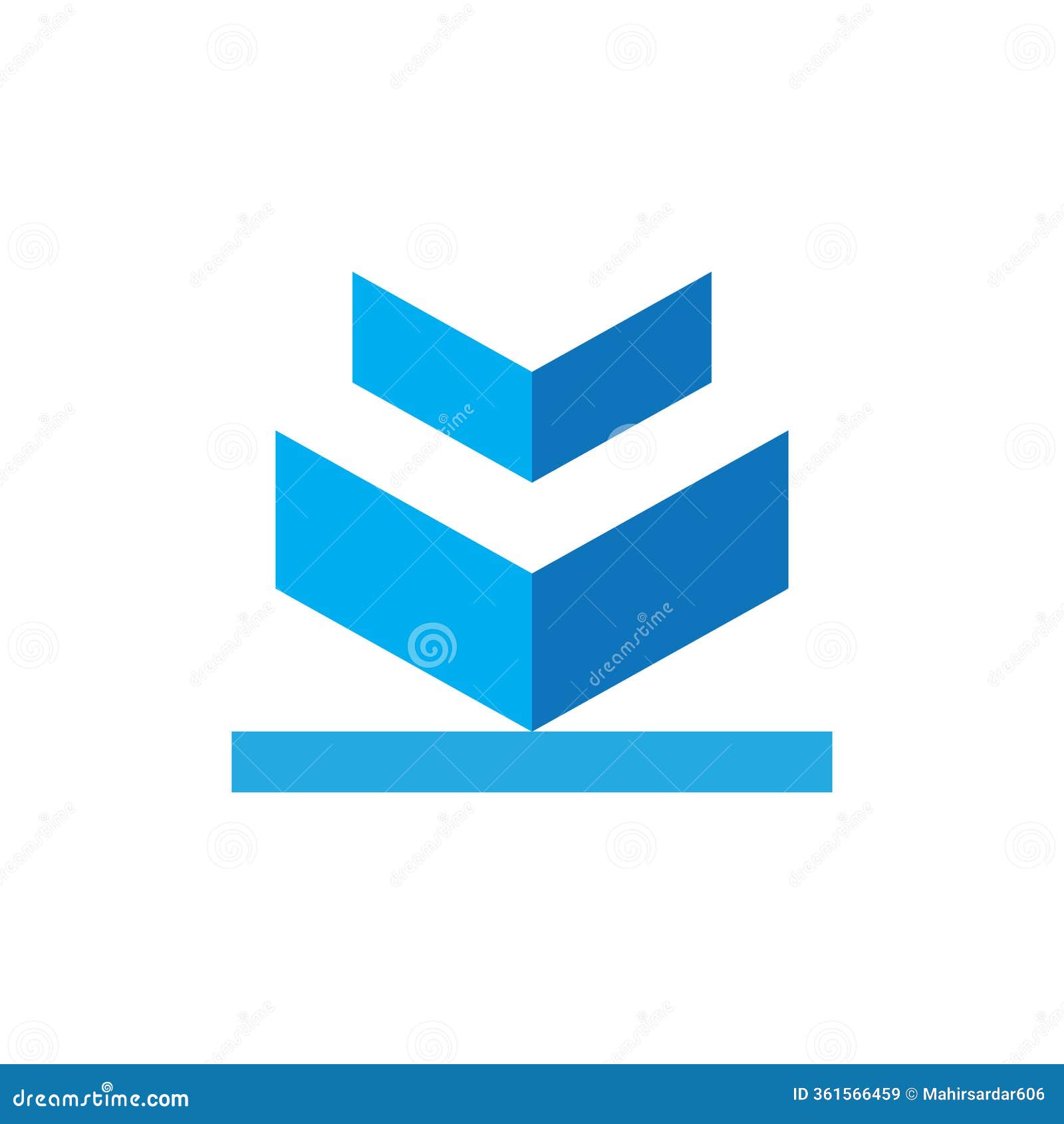 Layers Icon On White Background Vector Illustration | CartoonDealer.com ...