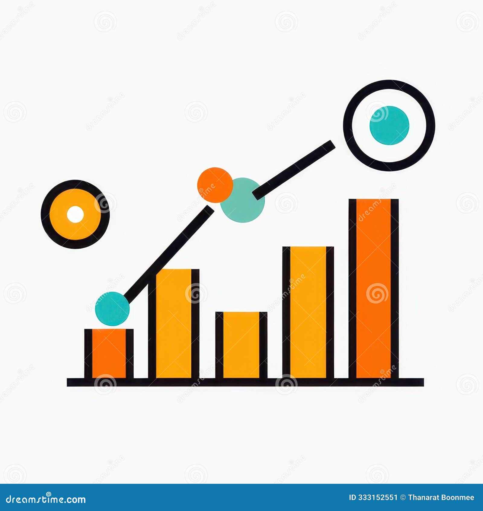 Clean and Modern Logo Showcasing Minimalist Line Graph for Effective ...