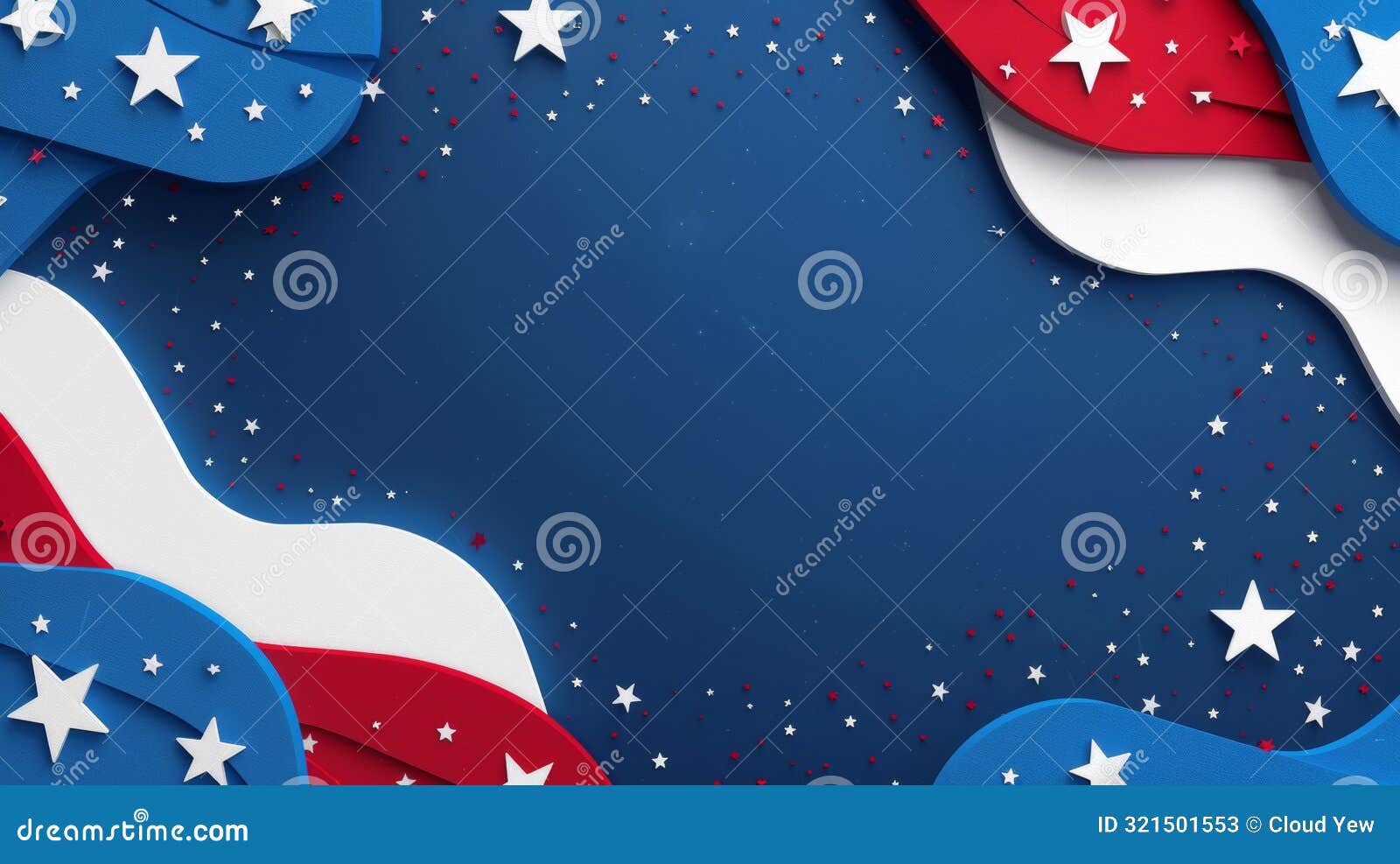Clean and Modern Patriot Day Theme with Room for Text. Stock ...