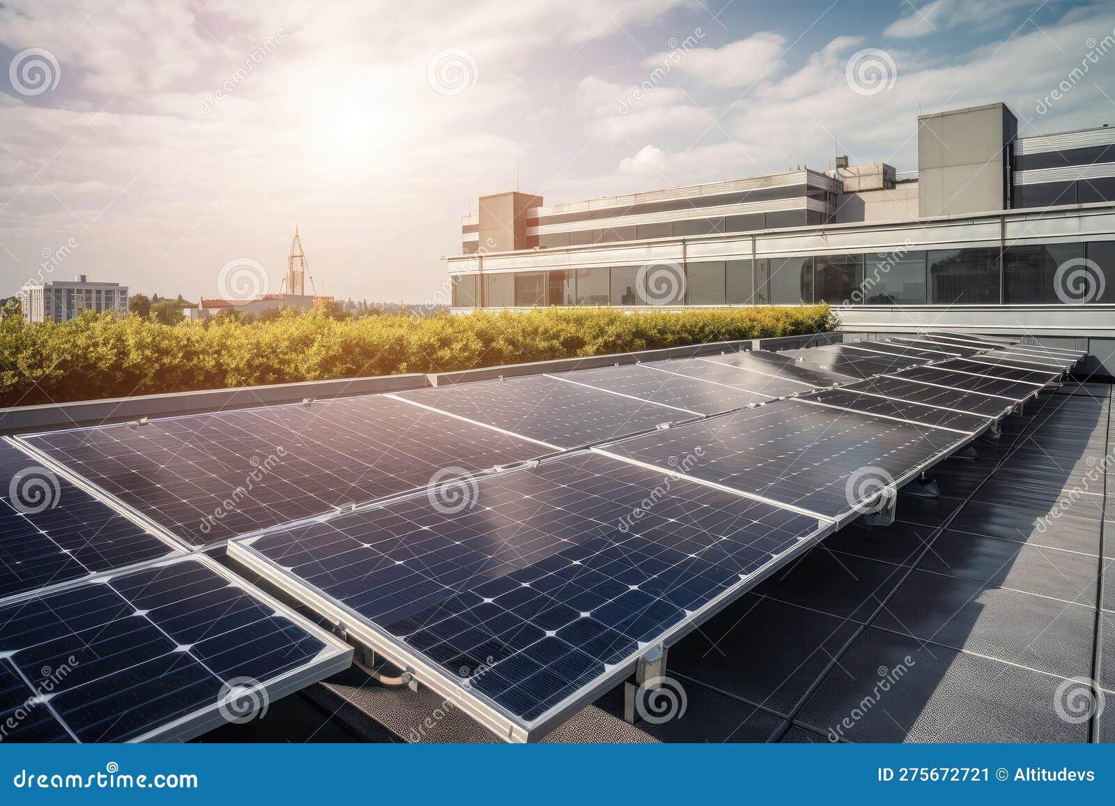 Clean and Modern Solar Panel Installation with Sleek Design Features ...