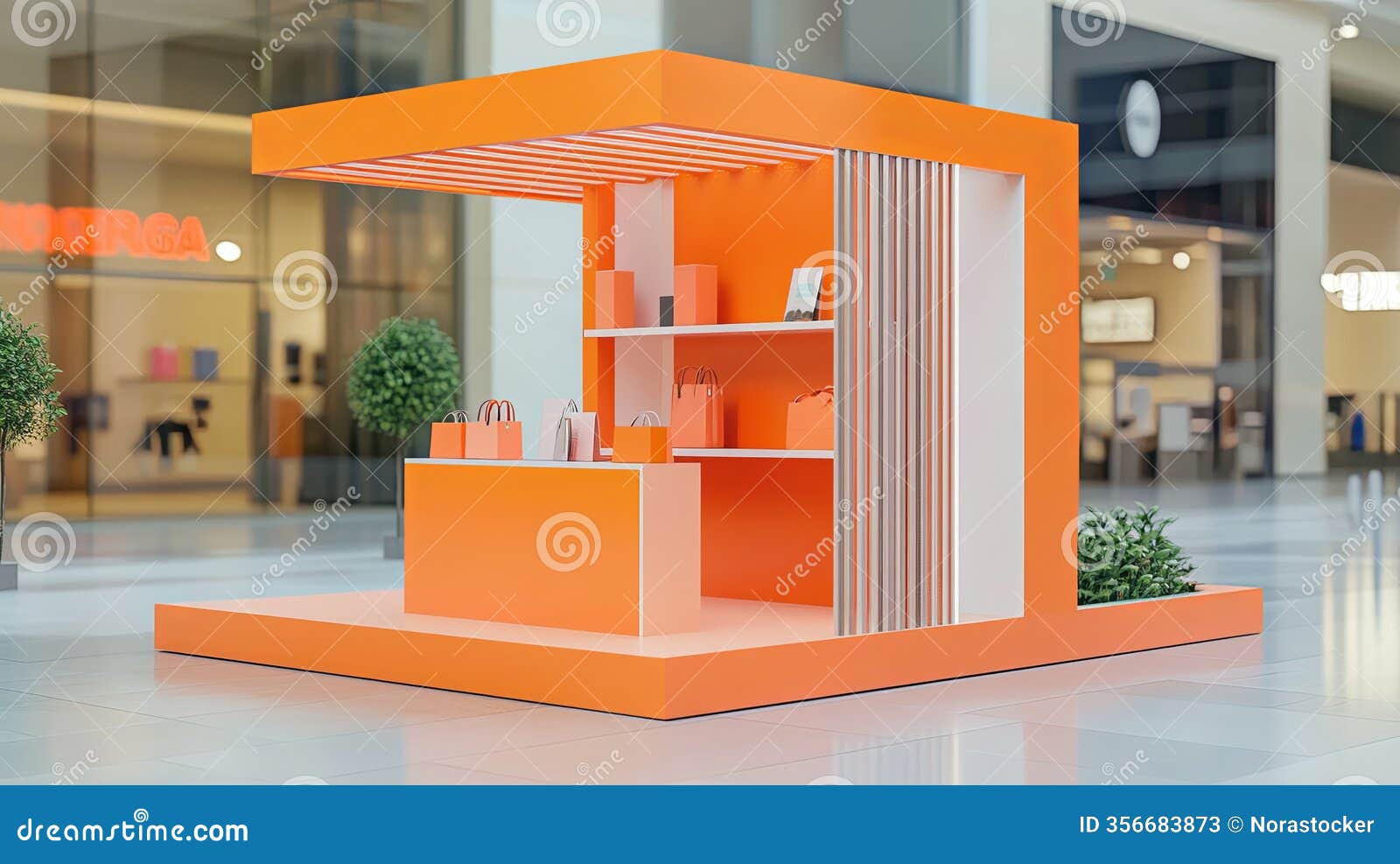 A Clean Modular Display Stand Styled for Modern Pop-up Shops. Picture ...
