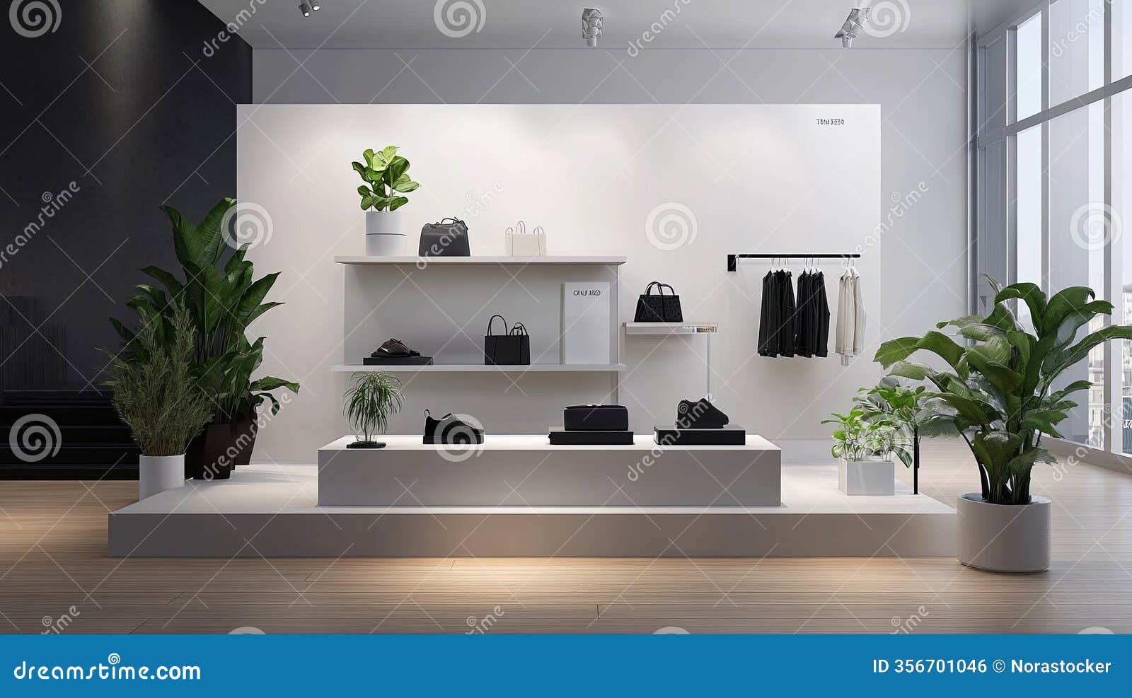 A Clean Modular Display Stand Styled for Modern Pop-up Shops. Picture ...