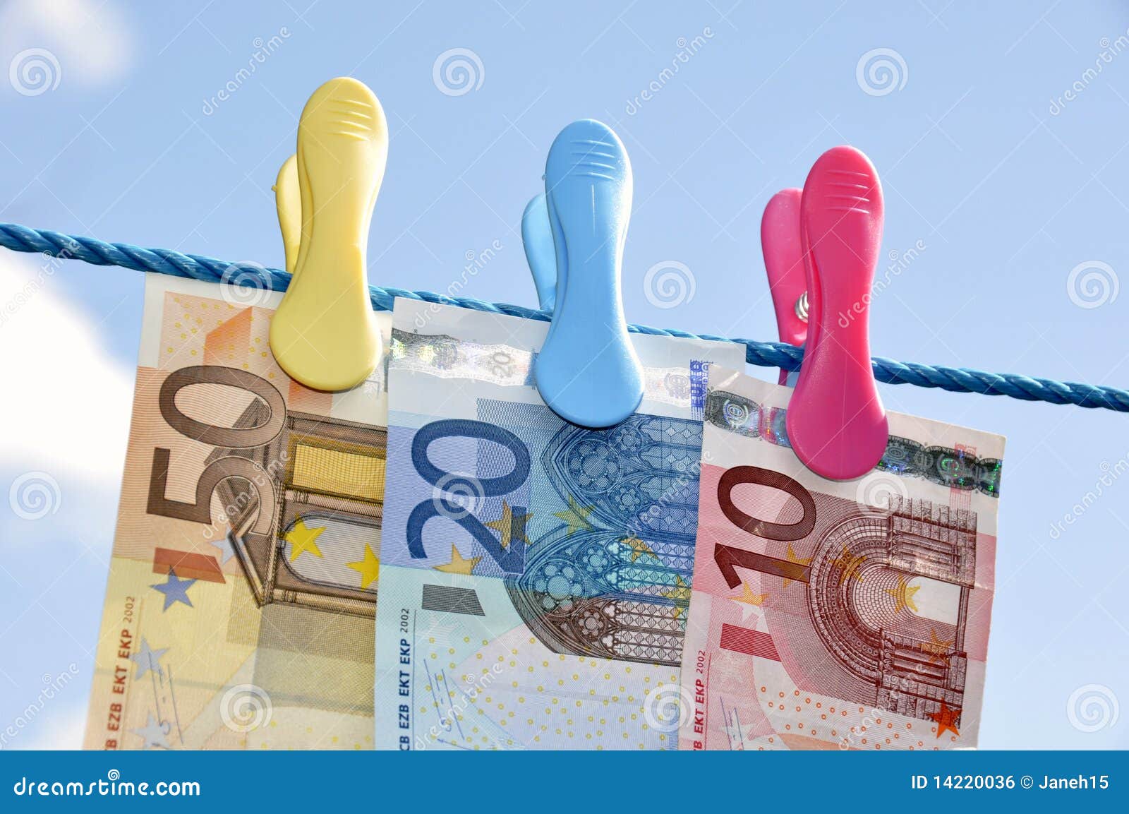 Clean money stock photo. Image of printing, european - 14220036