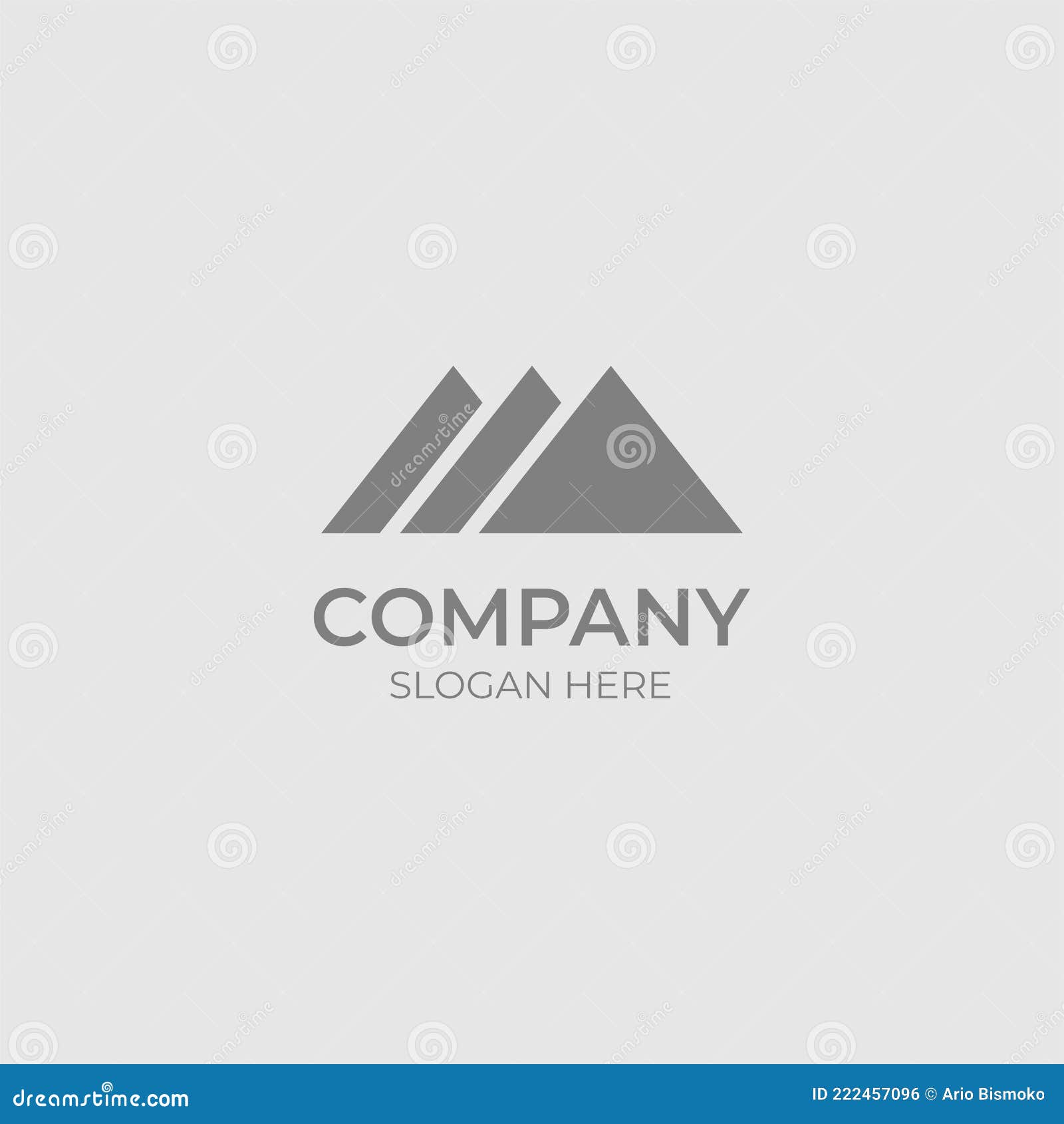 Clean mountain logo stock vector. Illustration of brand - 222457096