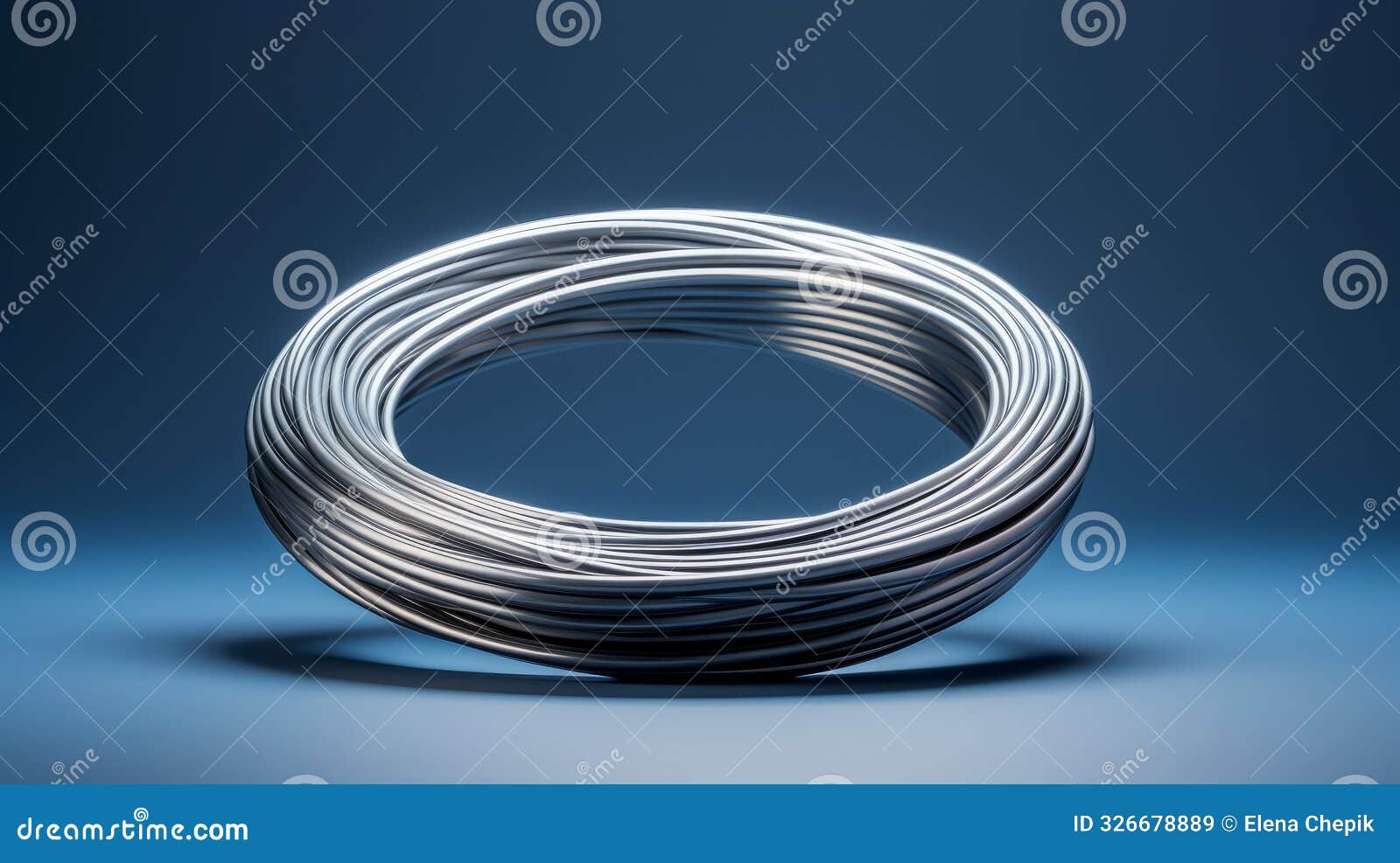 Clean New Steel Cable Steel Wire or Steel Rope. Twisted Metal Cable ...