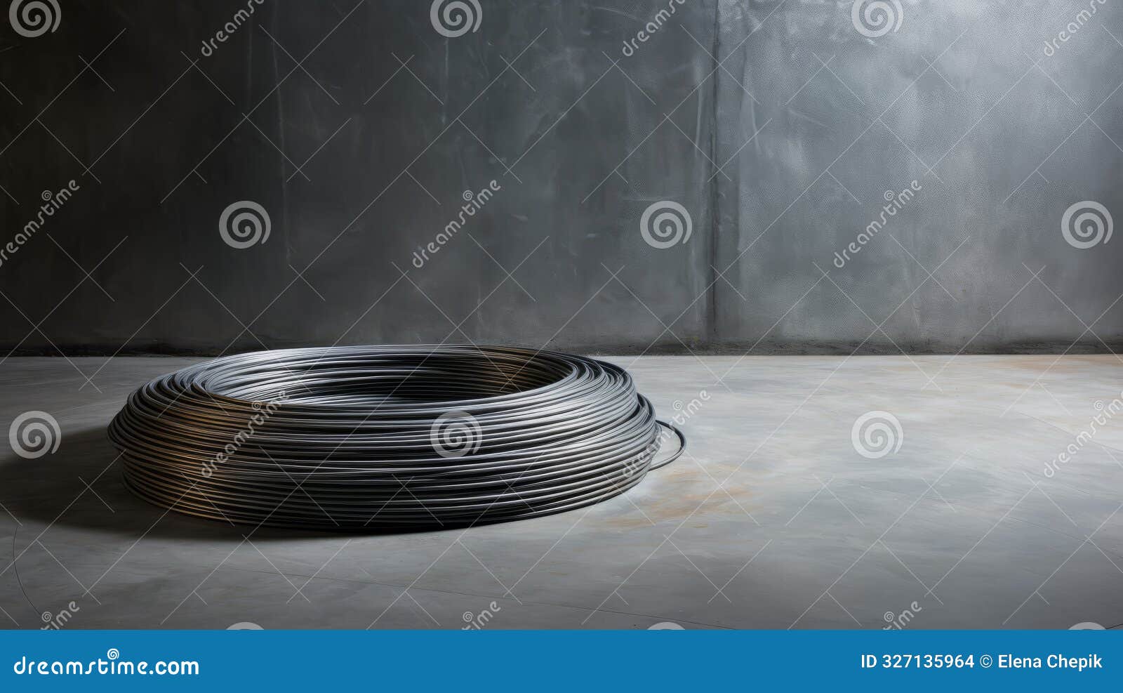 Clean New Steel Cable Steel Wire or Steel Rope. Twisted Metal Cable ...