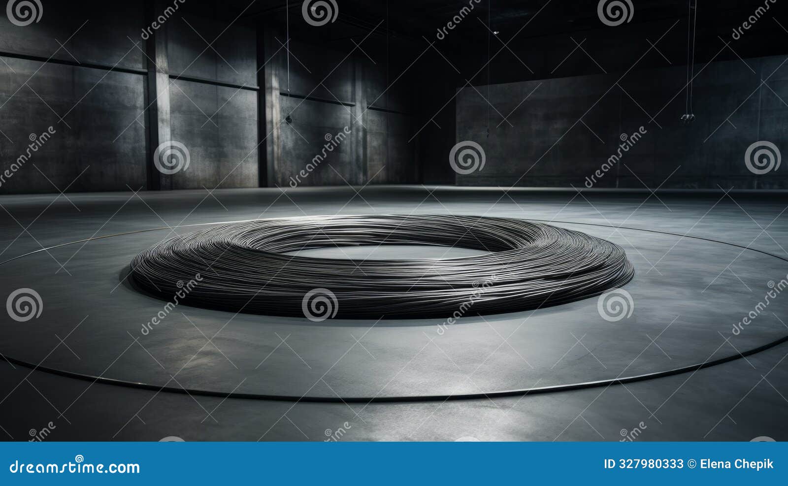 Clean New Steel Cable Steel Wire or Steel Rope. Twisted Metal Cable ...