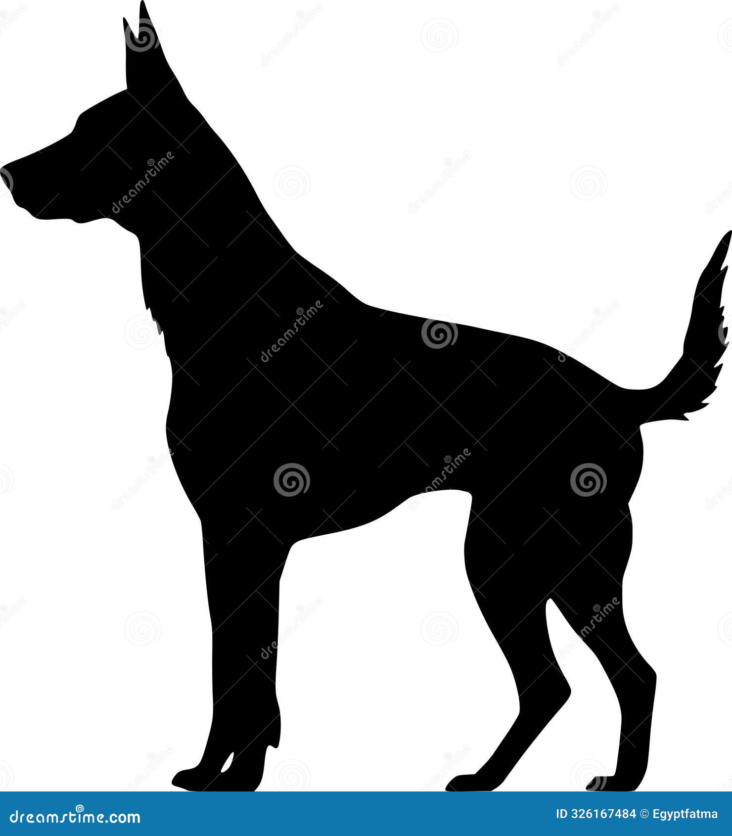 Australian Kelpie - Minimalist and Simple Silhouette - Vector ...