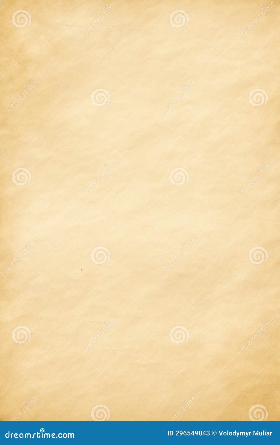 Clean Old Crumpled Parchment Paper with Torn Edges Stock Illustration ...