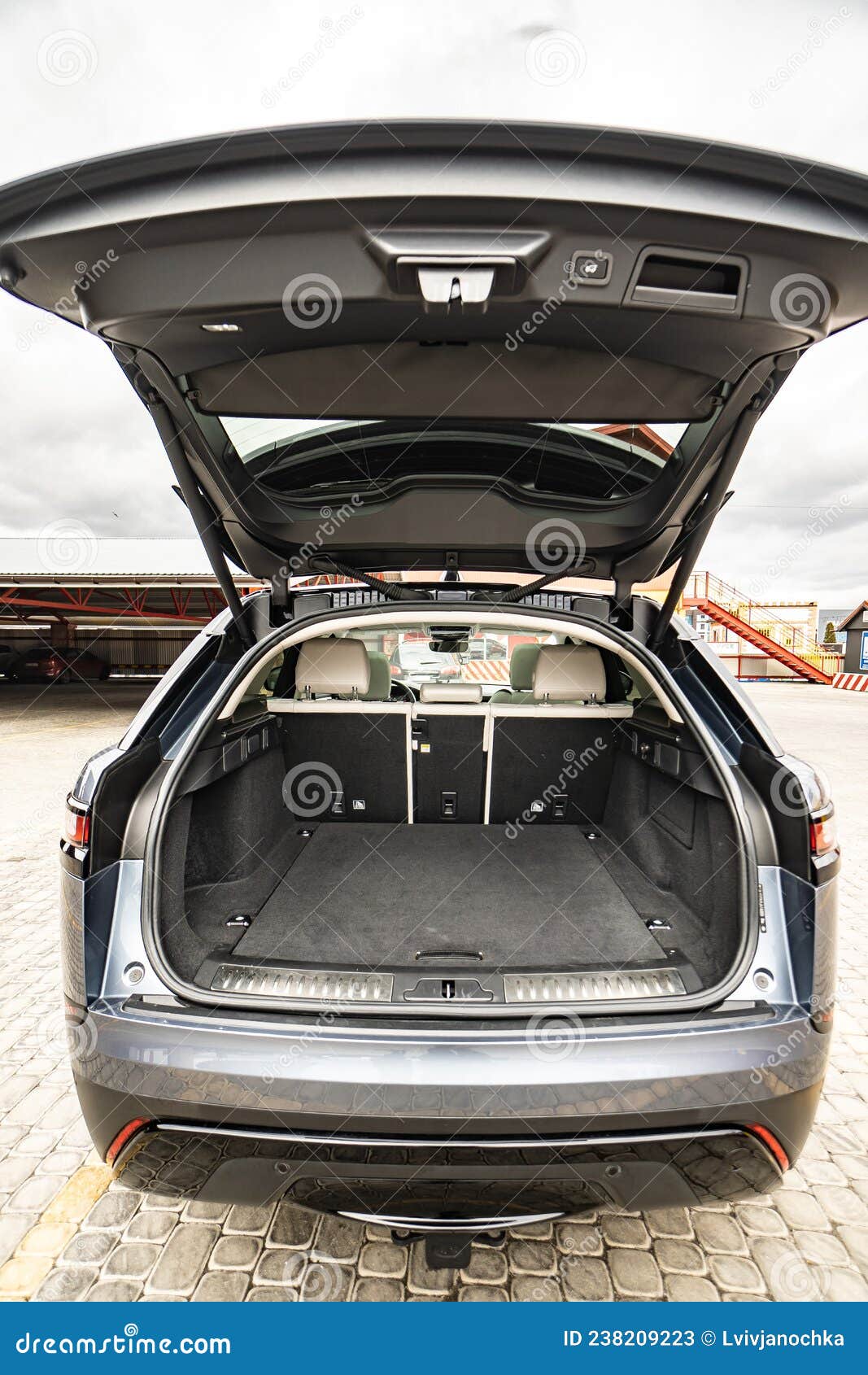 Clean Open Empty Trunk in the Car Stock Image - Image of rear, empty ...