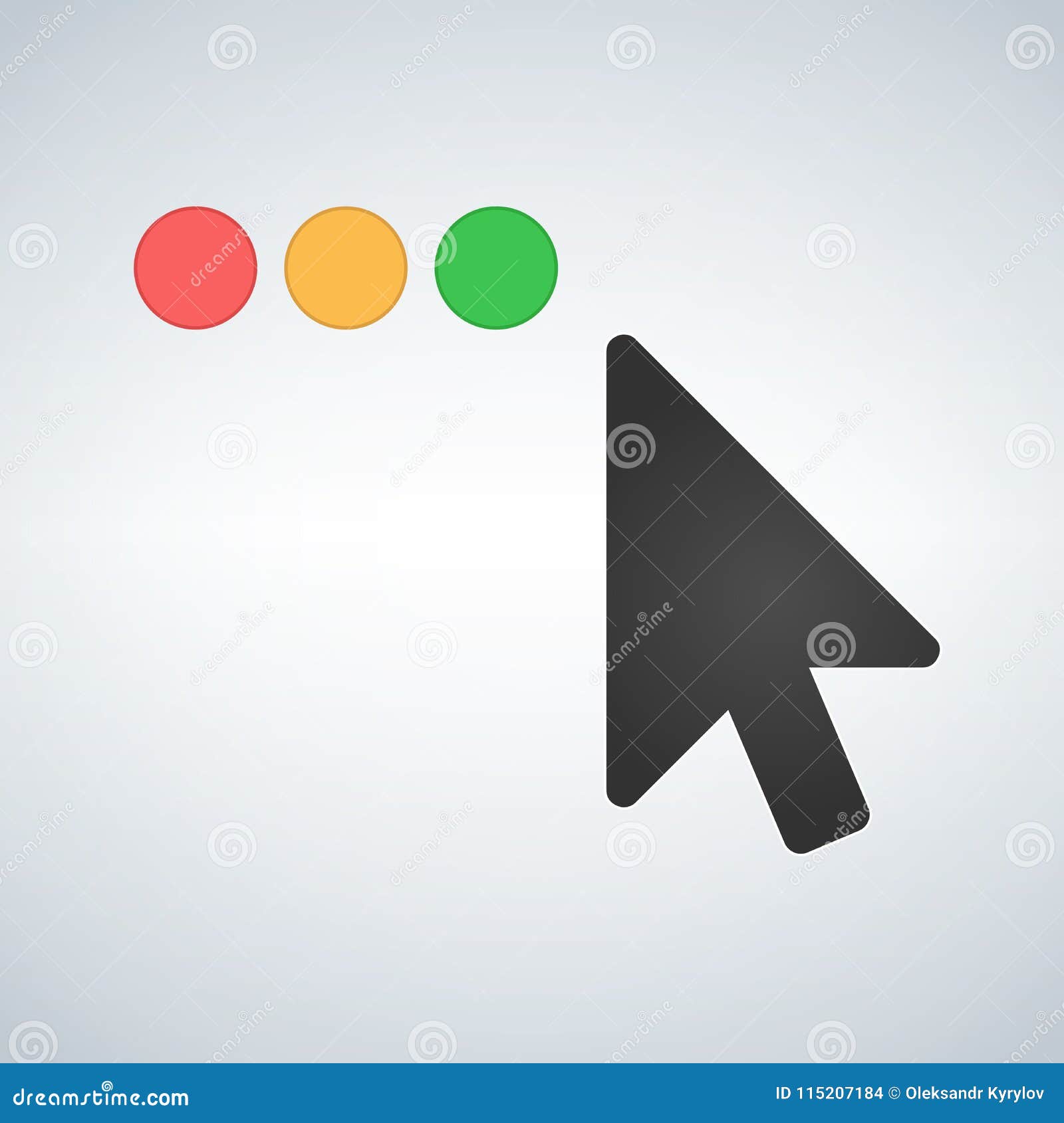 Expand Button Icon On White Background. Simple Element Illustration ...